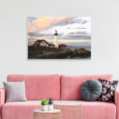 Lighthouse Scripture Wall Art Christian Home Decor | Zazzle