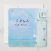 Lighthouse Wedding Invitation | Zazzle