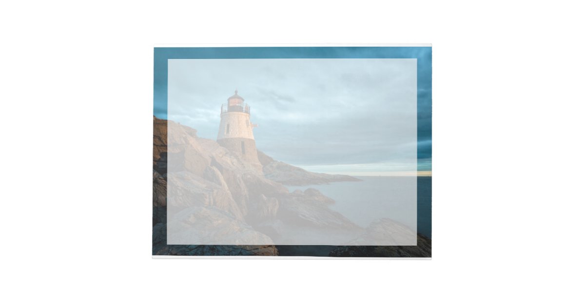 Lighthouses | Castle Hill Lighthouse Notepad | Zazzle
