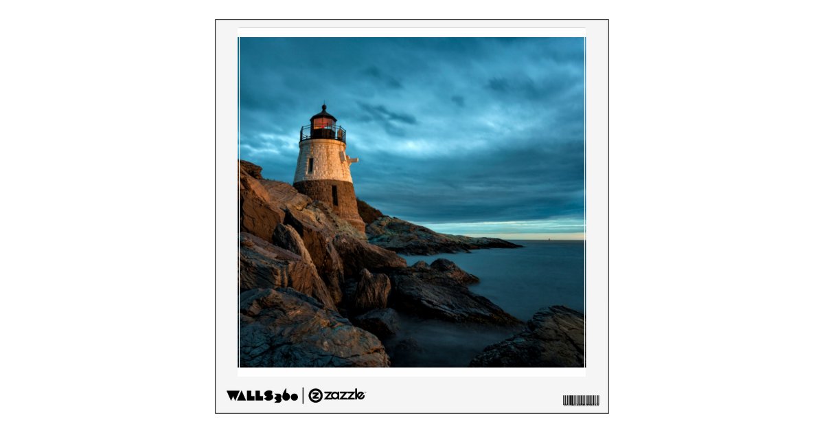 Lighthouses | Castle Hill Lighthouse Wall Decal | Zazzle