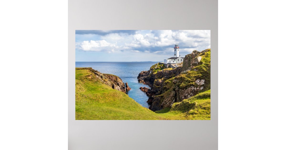 Lighthouses | Fanad Head Lighthouse Ireland Poster | Zazzle