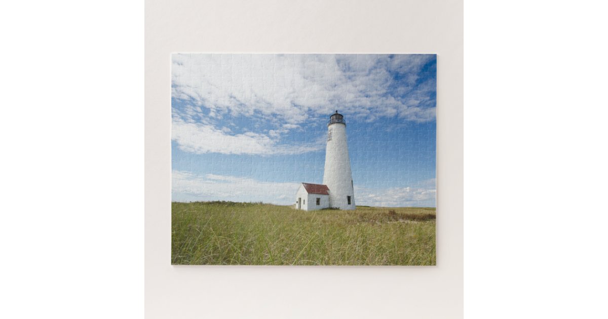Lighthouses | Lighthouse Massachusetts Jigsaw Puzzle | Zazzle