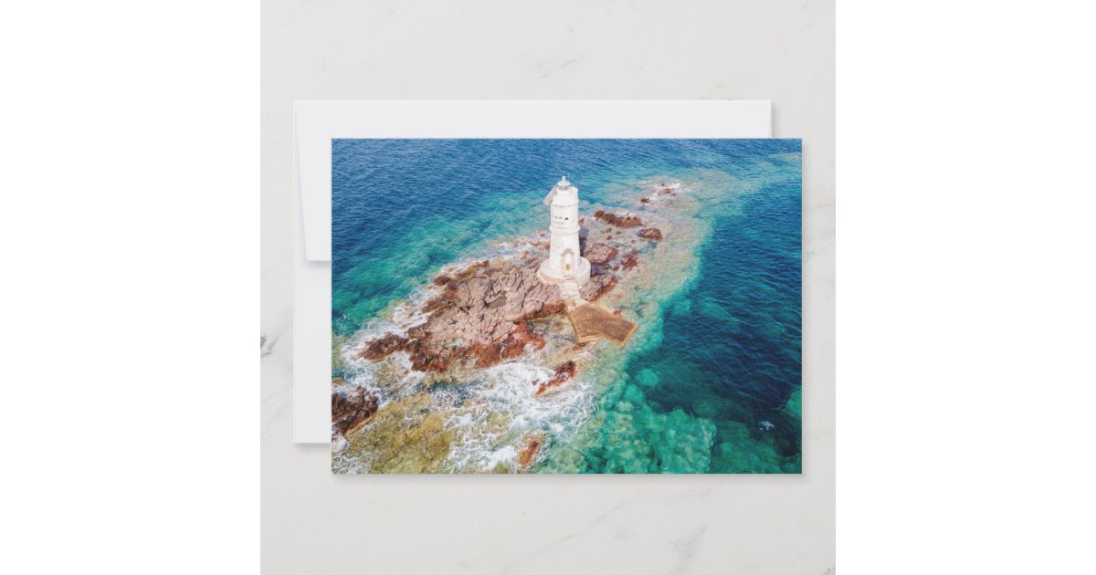 Lighthouses | Mangiabarche Lighthouse Italy Thank You Card | Zazzle