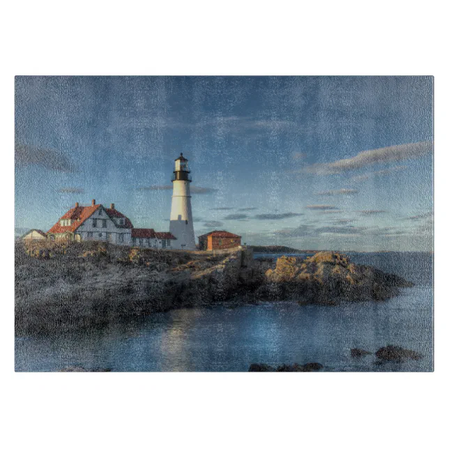 Lighthouses | Portland Head Light Lighthouse Cutting Board | Zazzle