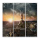 Lighthouses | Red & White Lighthouse Triptych | Zazzle