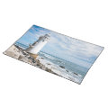 Lighthouses | Toyohashi City Lighthouse Cloth Placemat | Zazzle