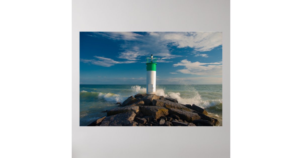 Lighthouses | Wellington Ontario Canada Poster | Zazzle