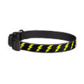 Lighting Bolt Dog Collar Black | Zazzle