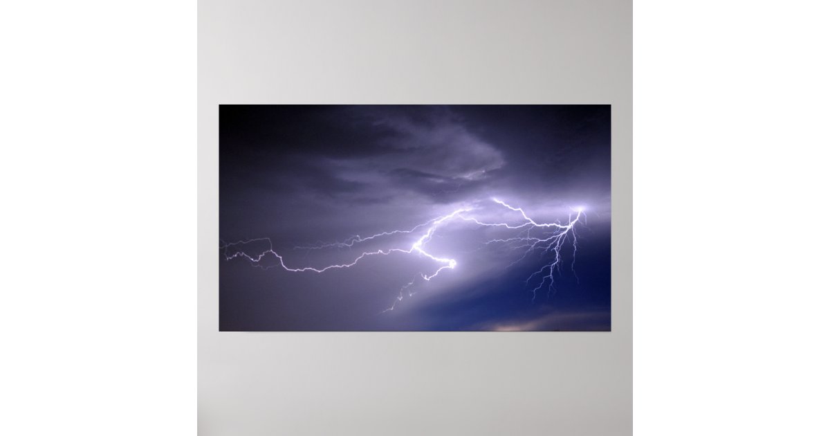 Lightning 1 poster | Zazzle