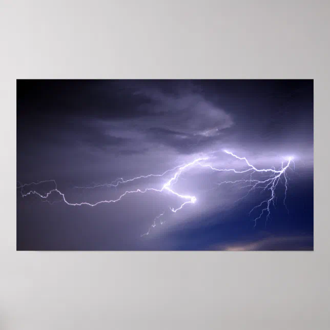 Lightning 1 poster | Zazzle
