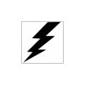 lightning bolt art stamp | Zazzle