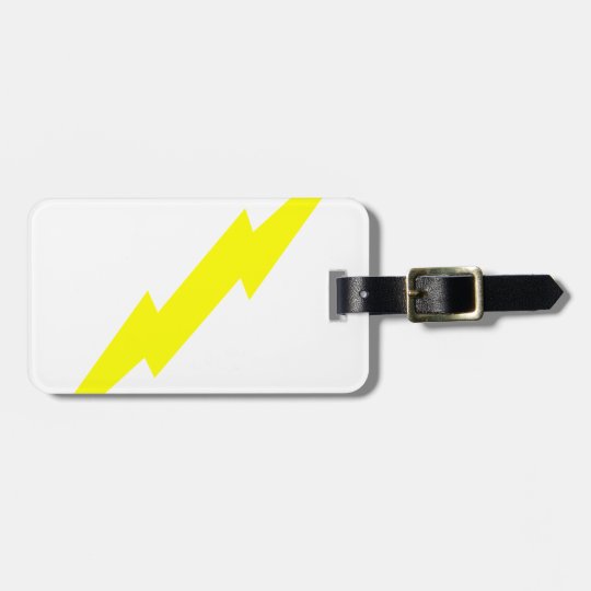 Lightning Bolt Luggage Tag | Zazzle.com