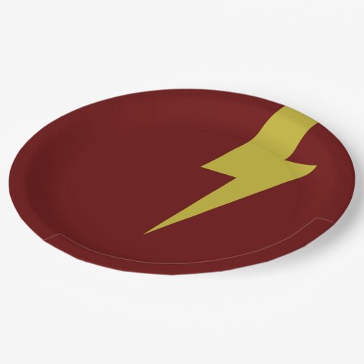 Lightning Bolt Paper Plates | Zazzle