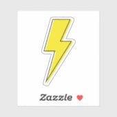 Lightning Bolt Sticker | Zazzle