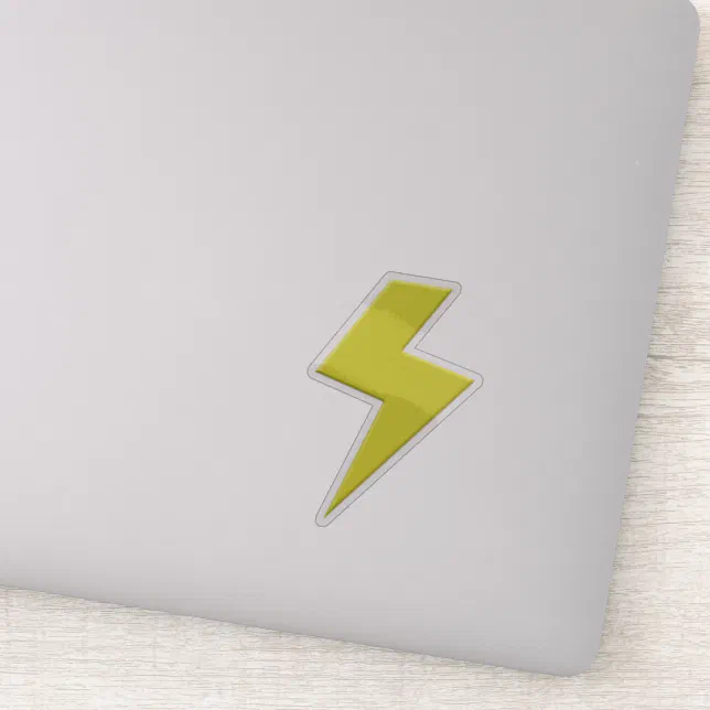 Lightning Bolt Sticker | Zazzle