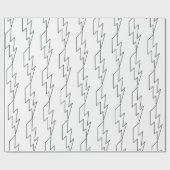 lightning bolt wrapping paper | Zazzle
