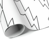 lightning bolt wrapping paper | Zazzle