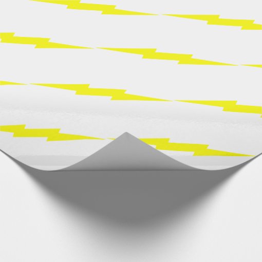Lightning Bolt Wrapping Paper | Zazzle