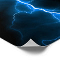Lightning Bolts Poster | Zazzle