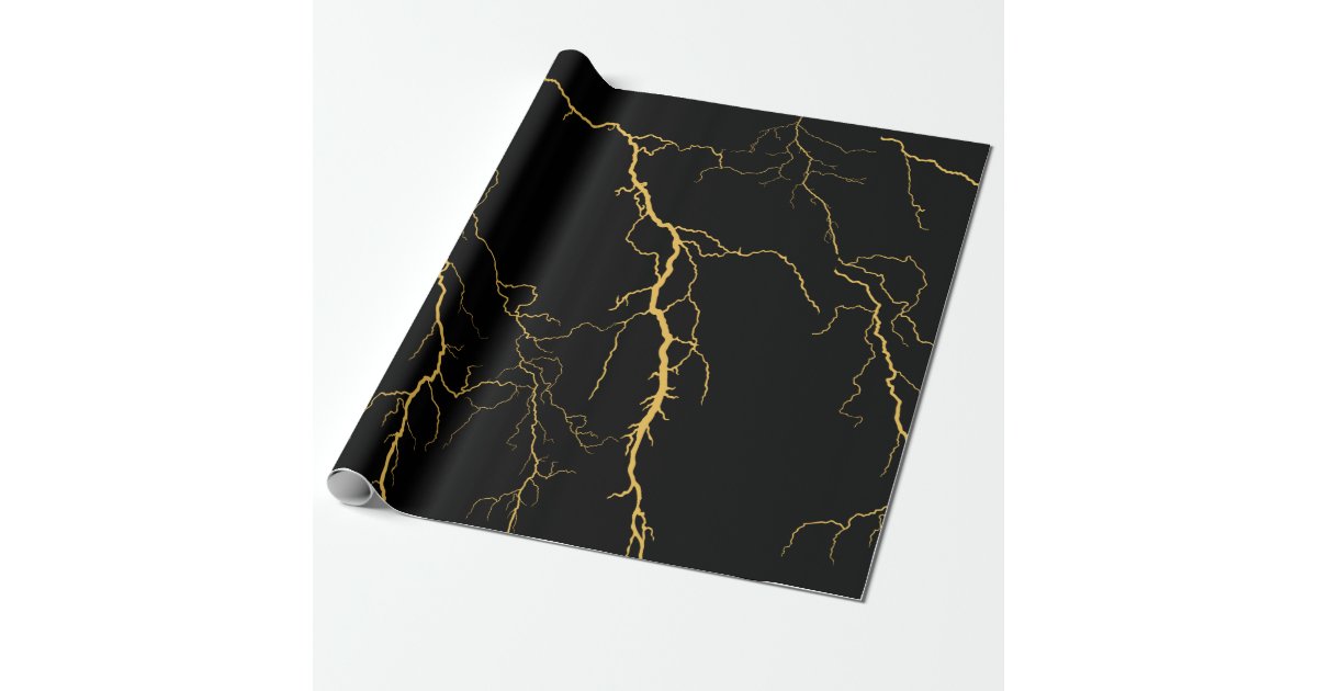 Lightning Bolts Wrapping Paper | Zazzle