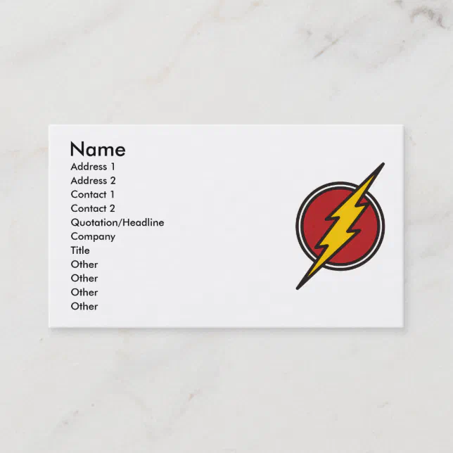 Lightning Business Card | Zazzle