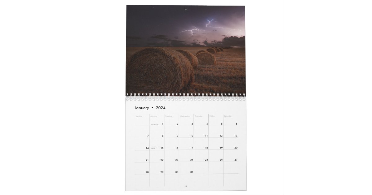 Lightning Calendar | Zazzle