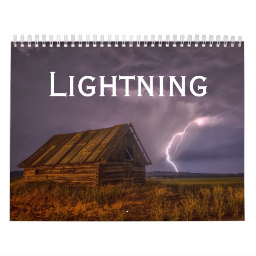 Lightning Calendar | Zazzle