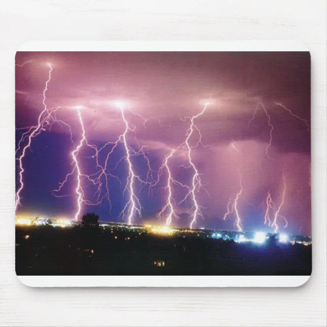 lightning mouse pad | Zazzle