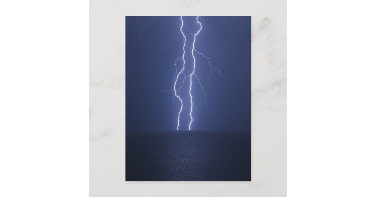 Lightning Postcard | Zazzle