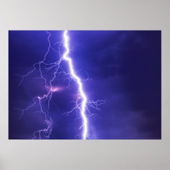 Lightning Poster | Zazzle