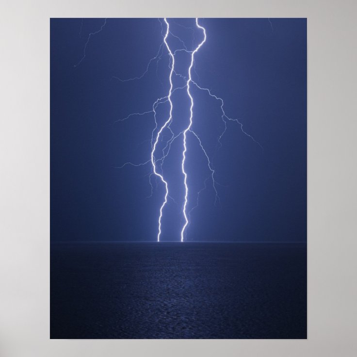 Lightning Poster | Zazzle