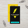 (Lightning QR Code) Electrical Work Electrician Business Card | Zazzle