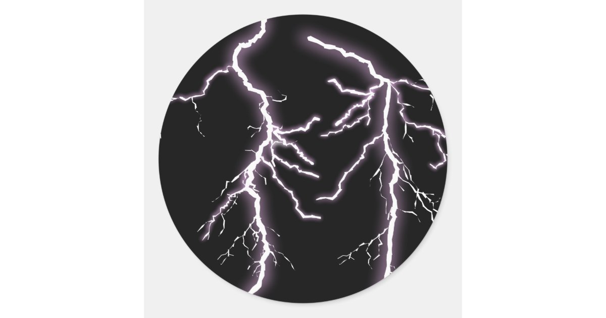 Lightning Sticker | Zazzle