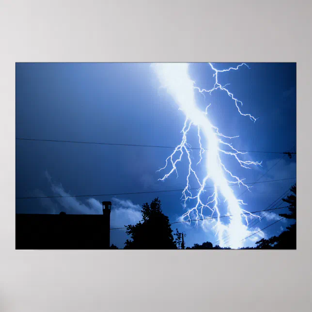 Lightning Strike 2 Poster | Zazzle