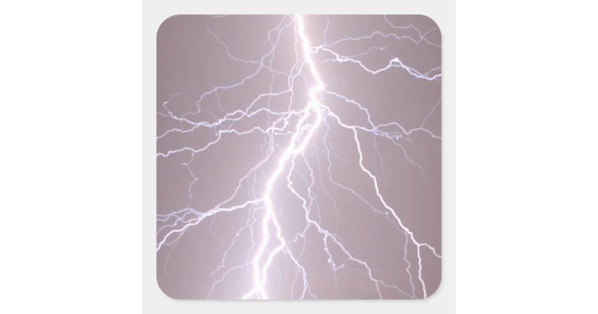 Lightning Strike - Sticker | Zazzle