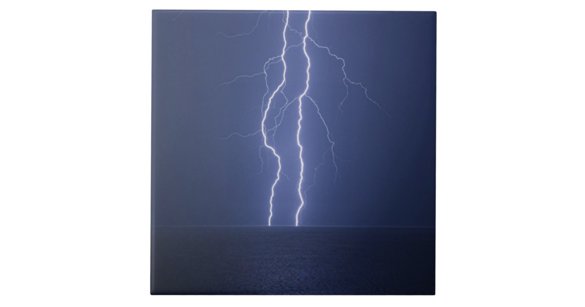 Lightning Tile | Zazzle