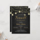 Lights and Gold Elegant Script Farewell Party Invitation | Zazzle