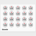Like A Good Neighbor Stay Over There Classic Round Sticker | Zazzle