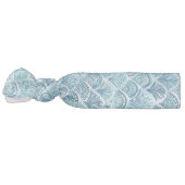 LIKE A MERMAID Nautical Fish Scales Pattern Hair Tie | Zazzle