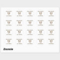 Like a Snowshoe Funny Snowshoeing Quote Classic Round Sticker | Zazzle