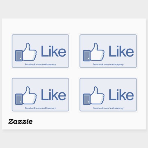 Like Button - Promotional stickers | Zazzle