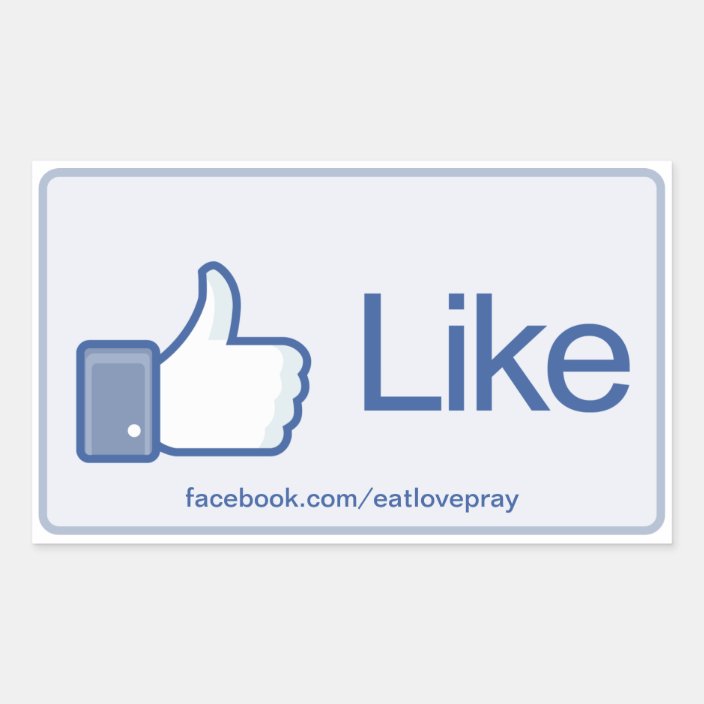 Like Button - Promotional stickers | Zazzle.com