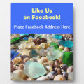 Like Us on Facebook Counter Sign Plaque custom | Zazzle