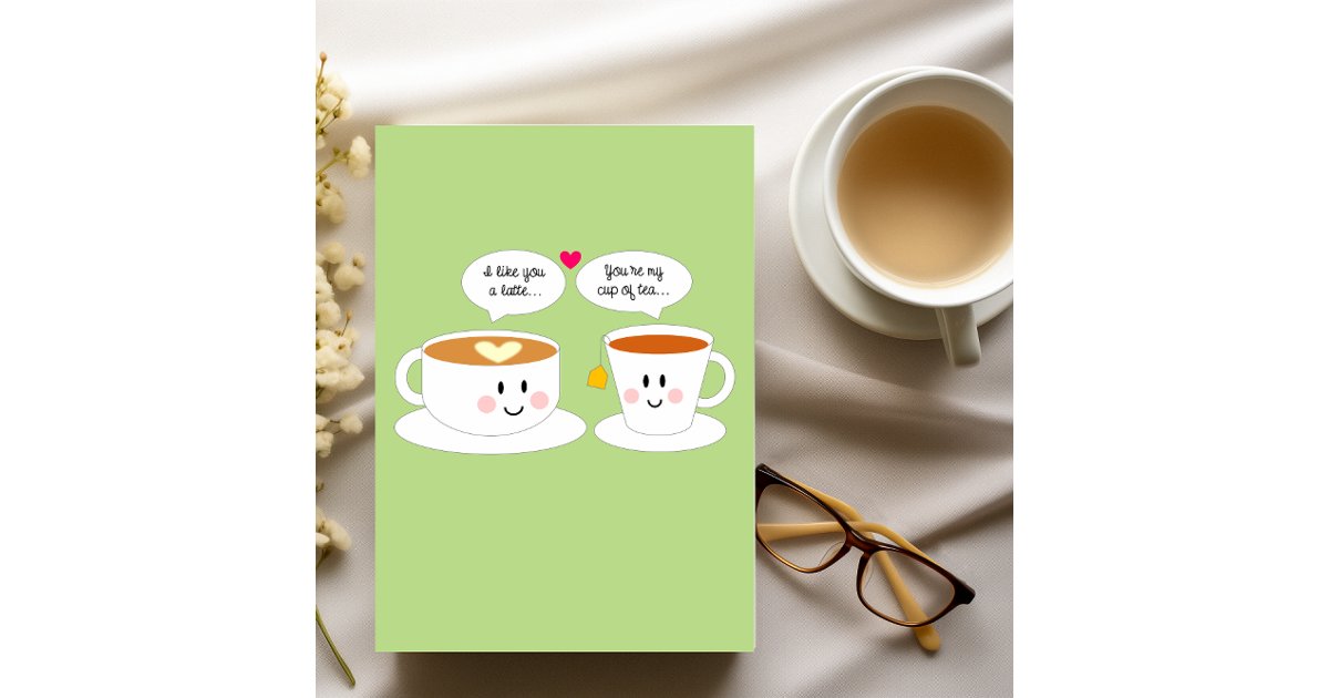 Like You A Latte Anniversary Card | Zazzle