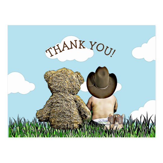 Lil Cowboy Thank You Notes | Zazzle.com
