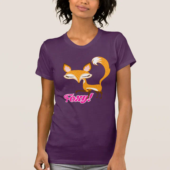 Lil Foxie - Cute "Foxy!" Illustration Tee | Zazzle
