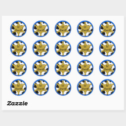 Lil Sheriff Badge Sticker | Zazzle