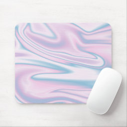 Lilac and Blue Print Mouse Pad | Zazzle