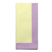 Lilac and Pale Yellow Napkins | Zazzle