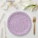 Lilac Dalmatian Spots, Dalmatian Dots, Dotted Paper Plates | Zazzle